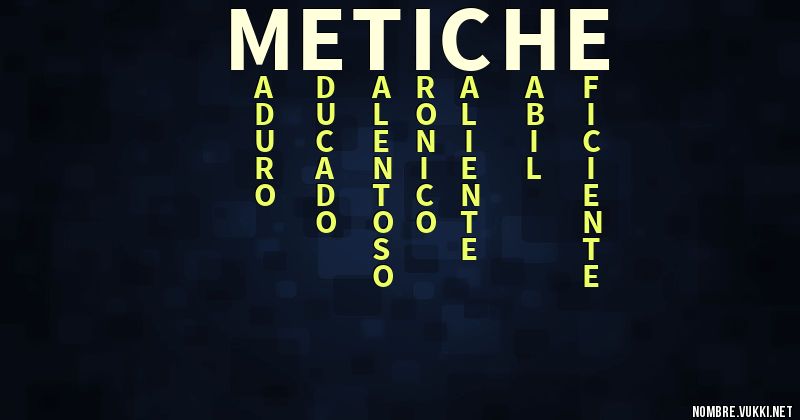 Qué significa metiche