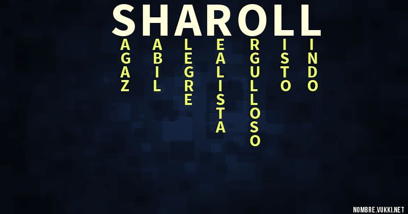 Qué significa sharoll