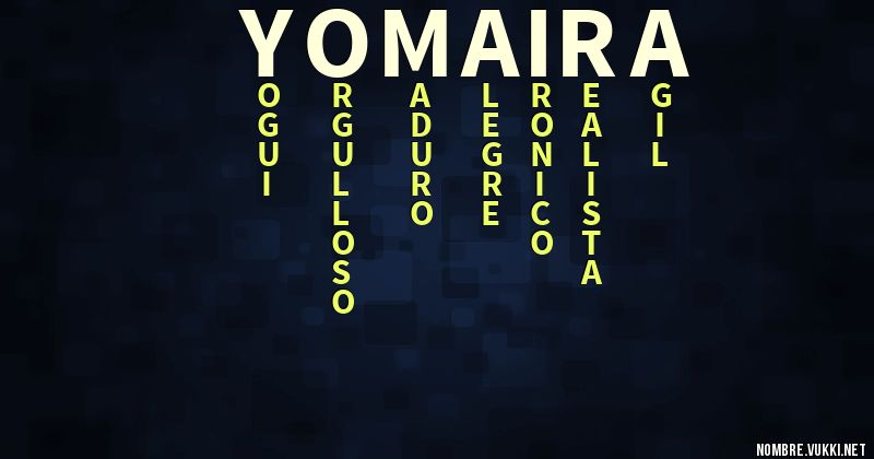Qué significa yomaira
