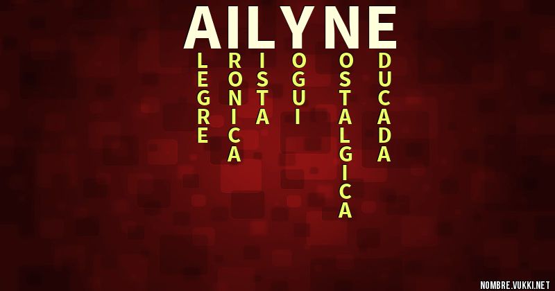 Qué significa ailyne