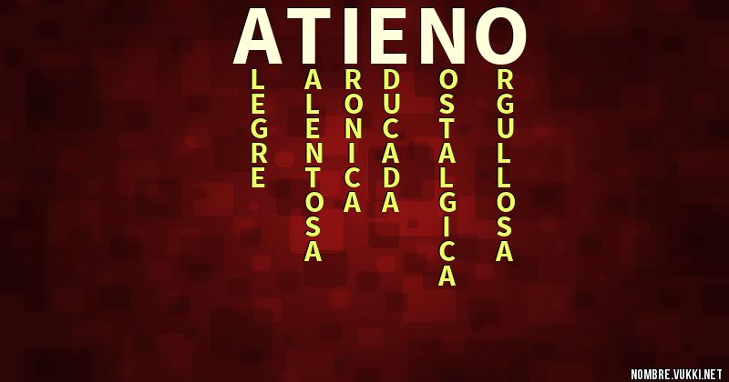 Qué significa atieno