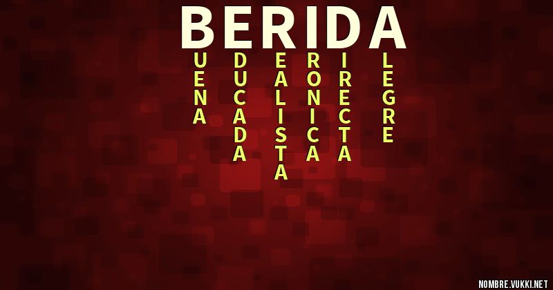 Qué significa berida