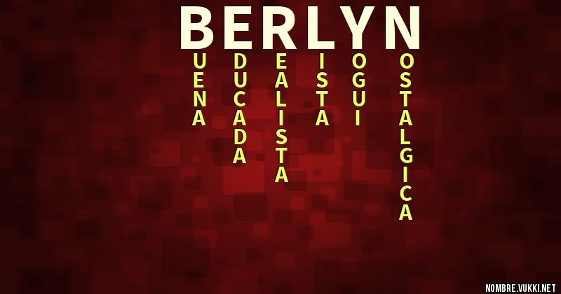 Qué significa berlyn