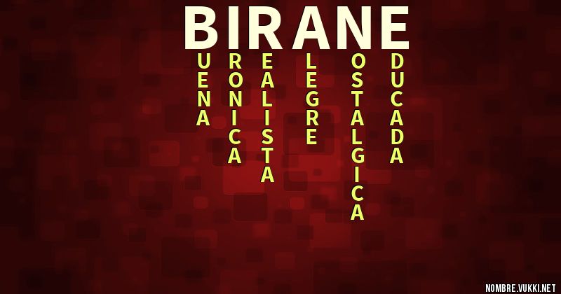 Qué significa birane
