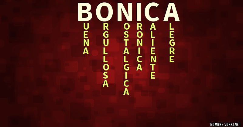 Qué significa bonica Qué significa bonica