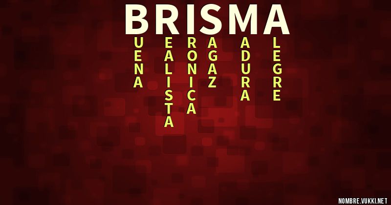 Qué significa brisma