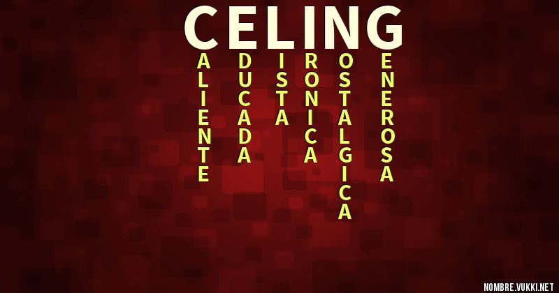 Qué significa celing