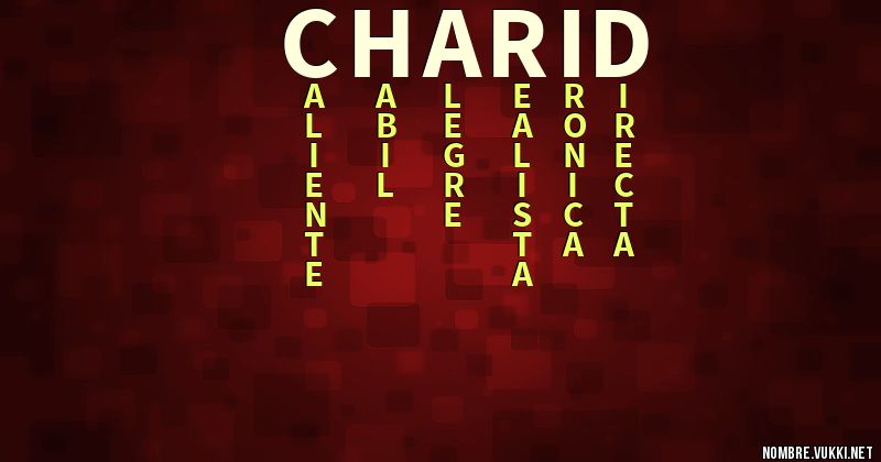 Qué significa charid