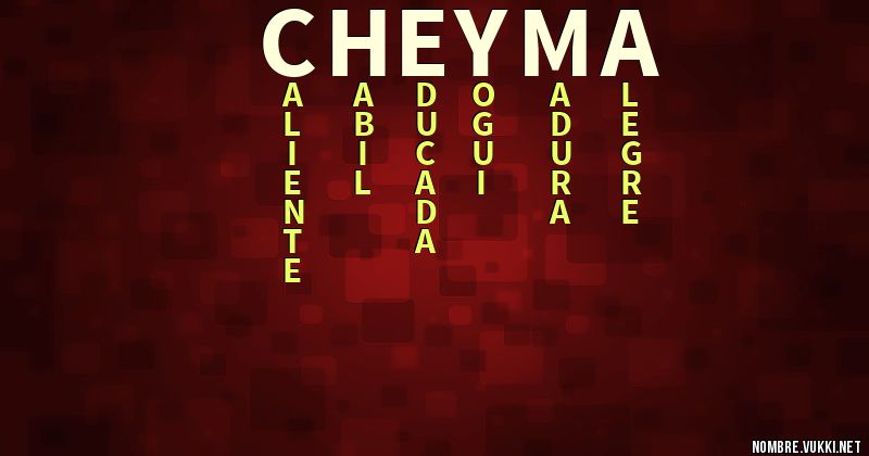 Qué significa cheyma
