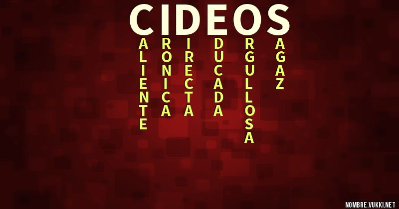Qué significa cideos