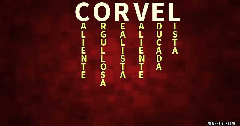 Qué significa corvel