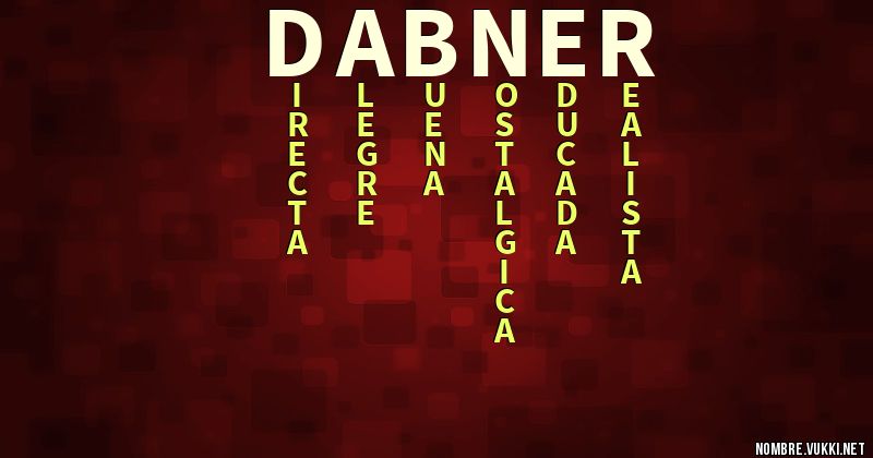 Qué significa dabner