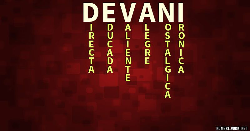 Qué significa devani