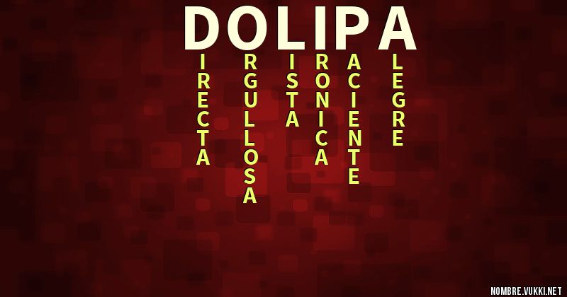 Qué significa dolipa