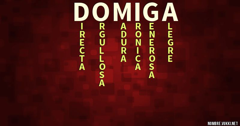 Qué significa domiga