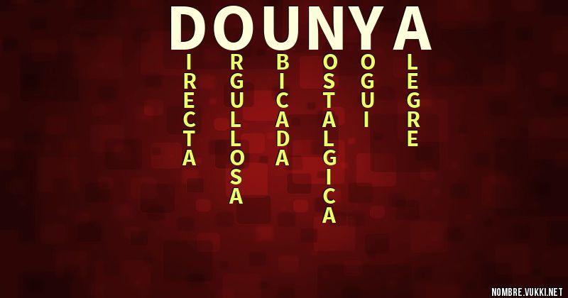 Qué significa dounya