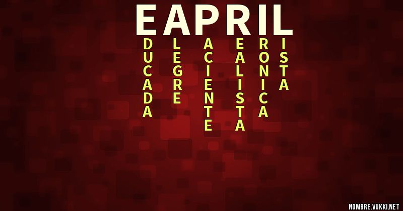 Qué significa eapril