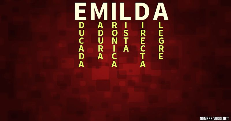 Qué significa emilda