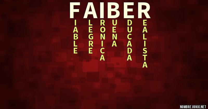 Qué significa faiber