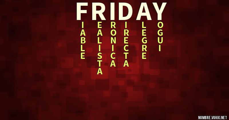 Qué significa friday