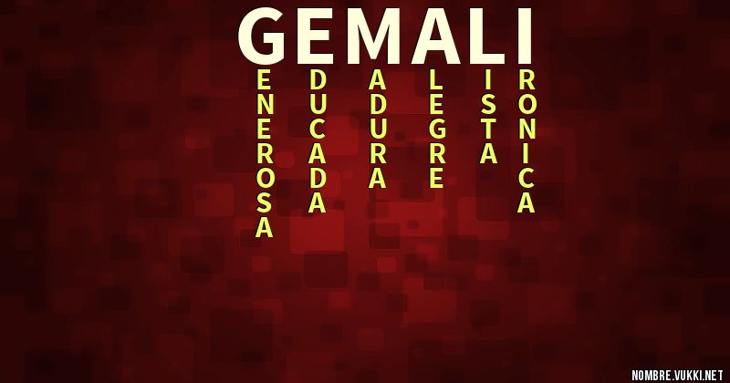 Qué significa gemali