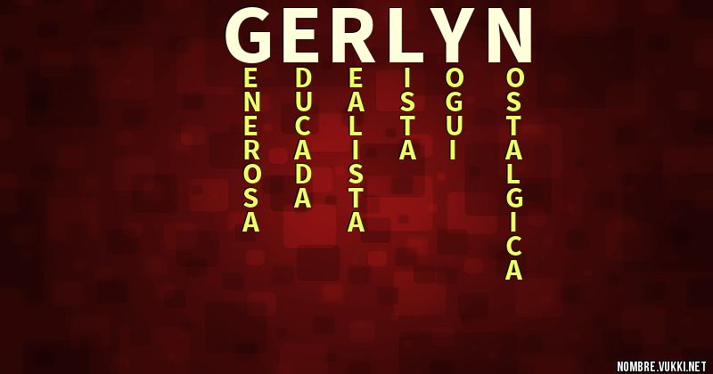Qué significa gerlyn