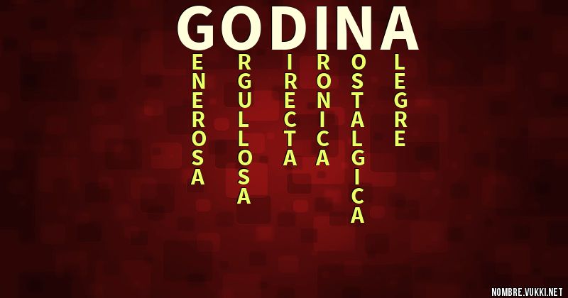 Qué significa godina