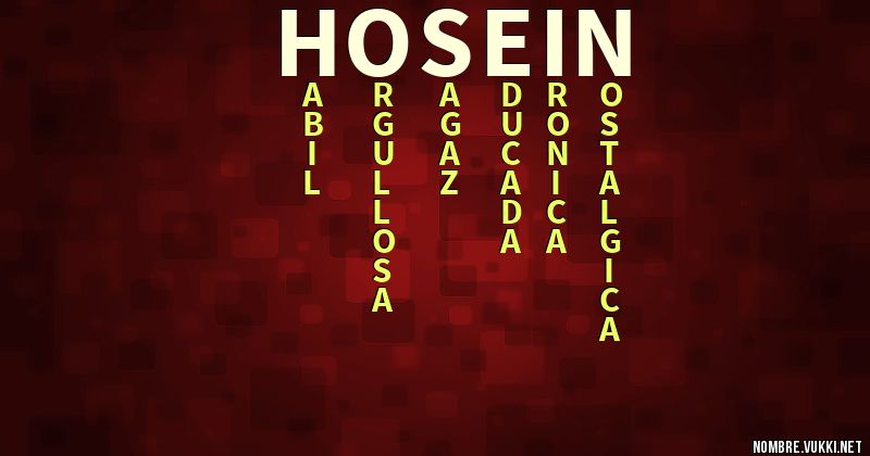 Qué significa hosein