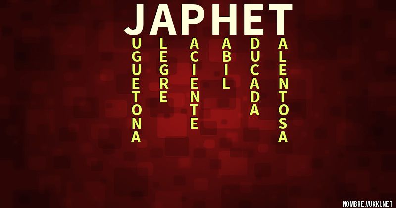 Qué significa japhet