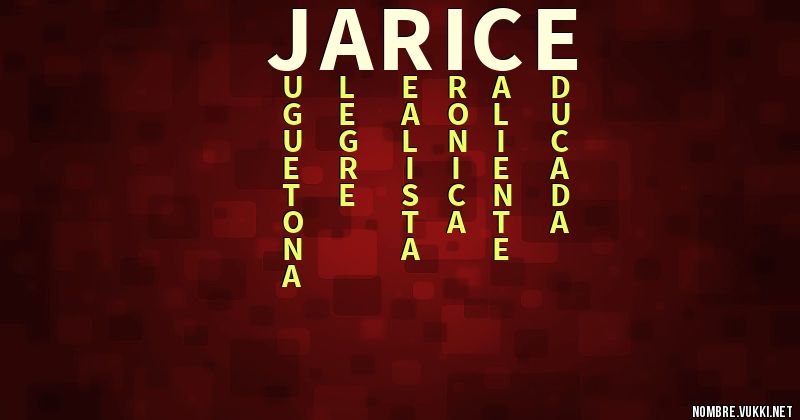Qué significa jarice