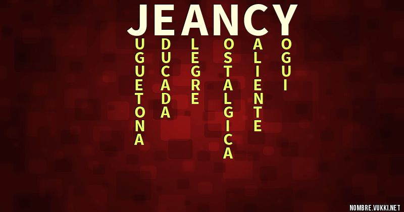 Qué significa jeancy