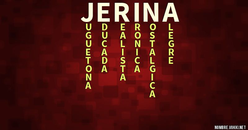 Qué significa jerina