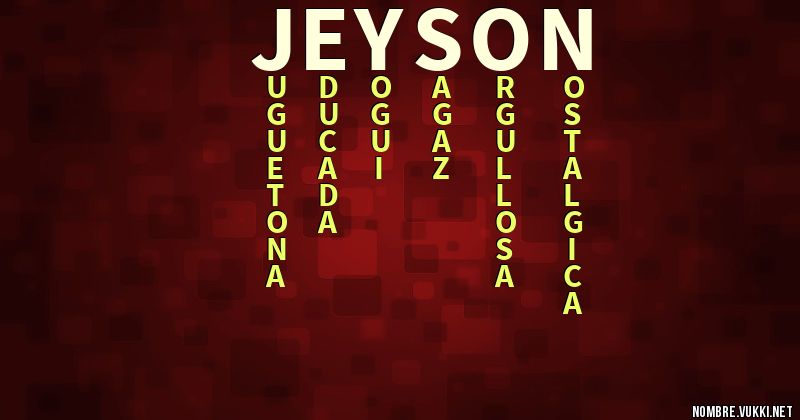 Qué significa jeyson