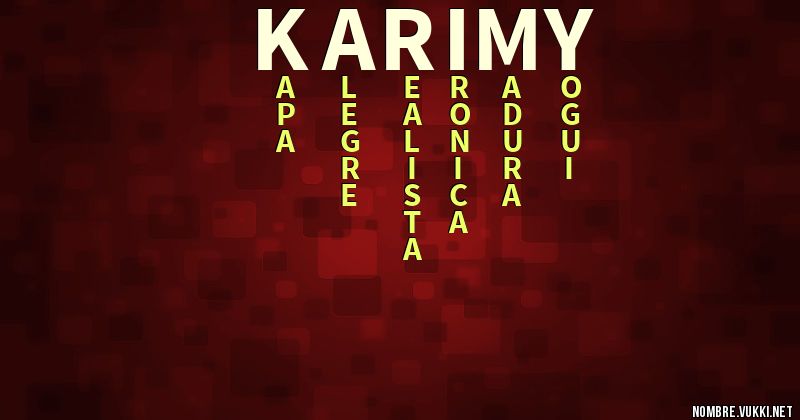 Qué significa karimy