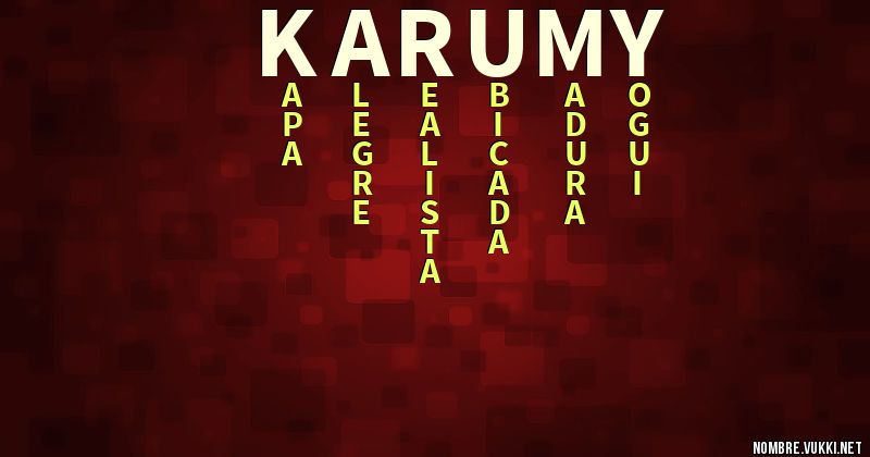 Qué significa karumy