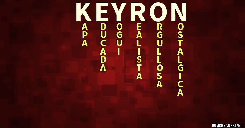 Qué significa keyron