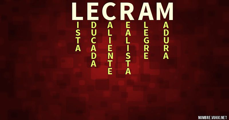 Qué significa lecram
