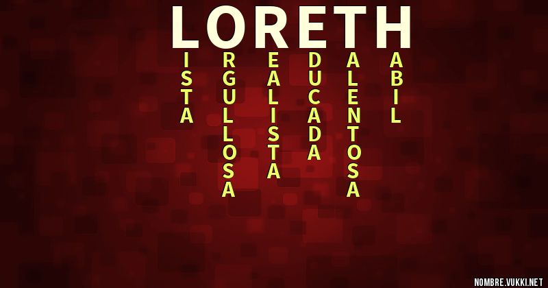 Qué significa loreth