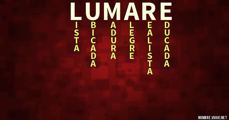 Qué significa lumare