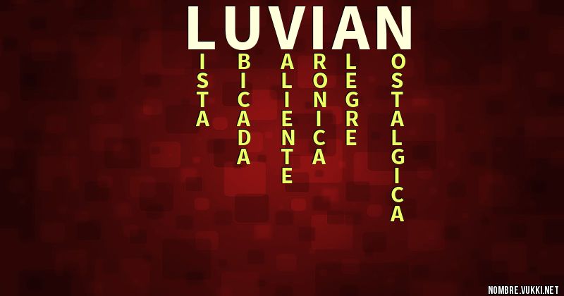 Qué significa luvian