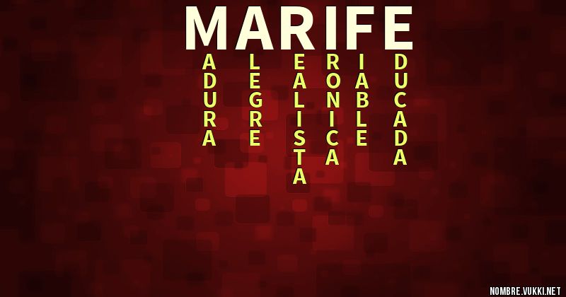 Qué significa marife