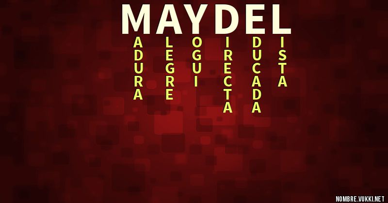Qué significa maydel
