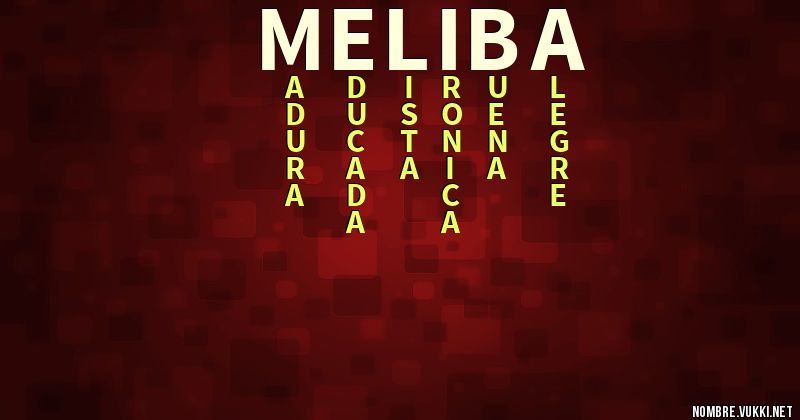 Qué significa meliba