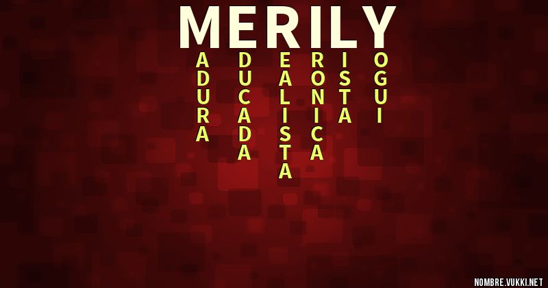 Qué significa merily