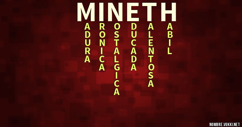Qué significa mineth