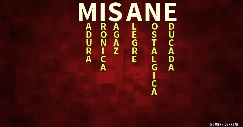 Qué significa misane