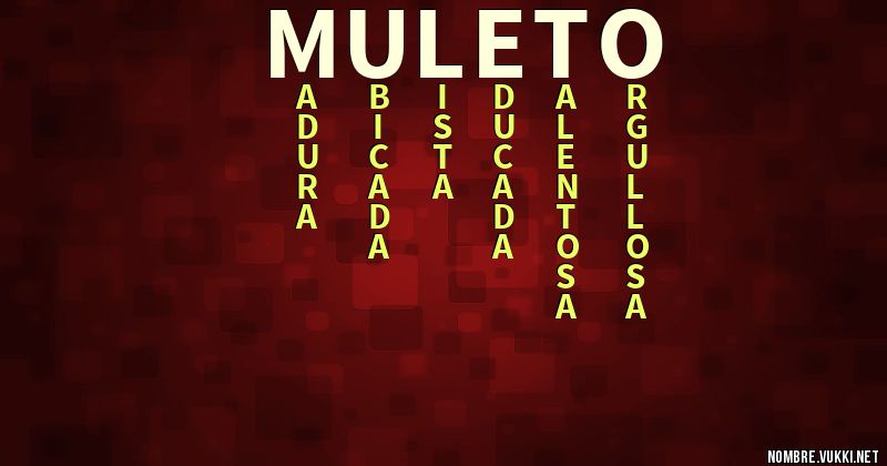 Qué significa muleto