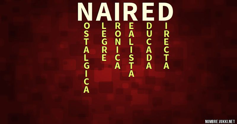 Qué significa naired