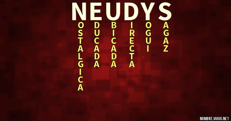 Qué significa neudys