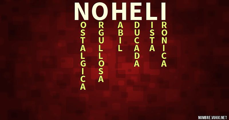 Qué significa noheli